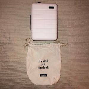 Away | Bags | Away Mini Suitcase In White | Poshmark